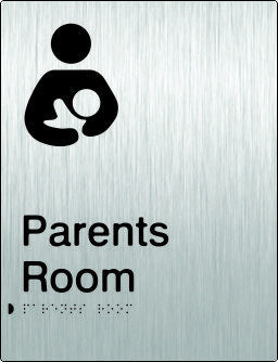 Parents Room Braille & tactile sign (PB-SSPR) – Pictobraille